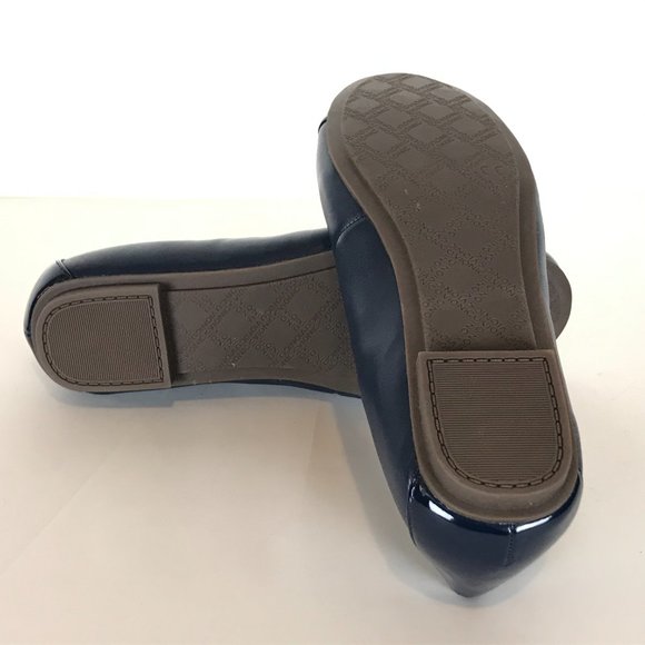 Vionic | Shoes | New 6 65 Or 7 Vionic Navy Blue Minna Ballet Flat ...